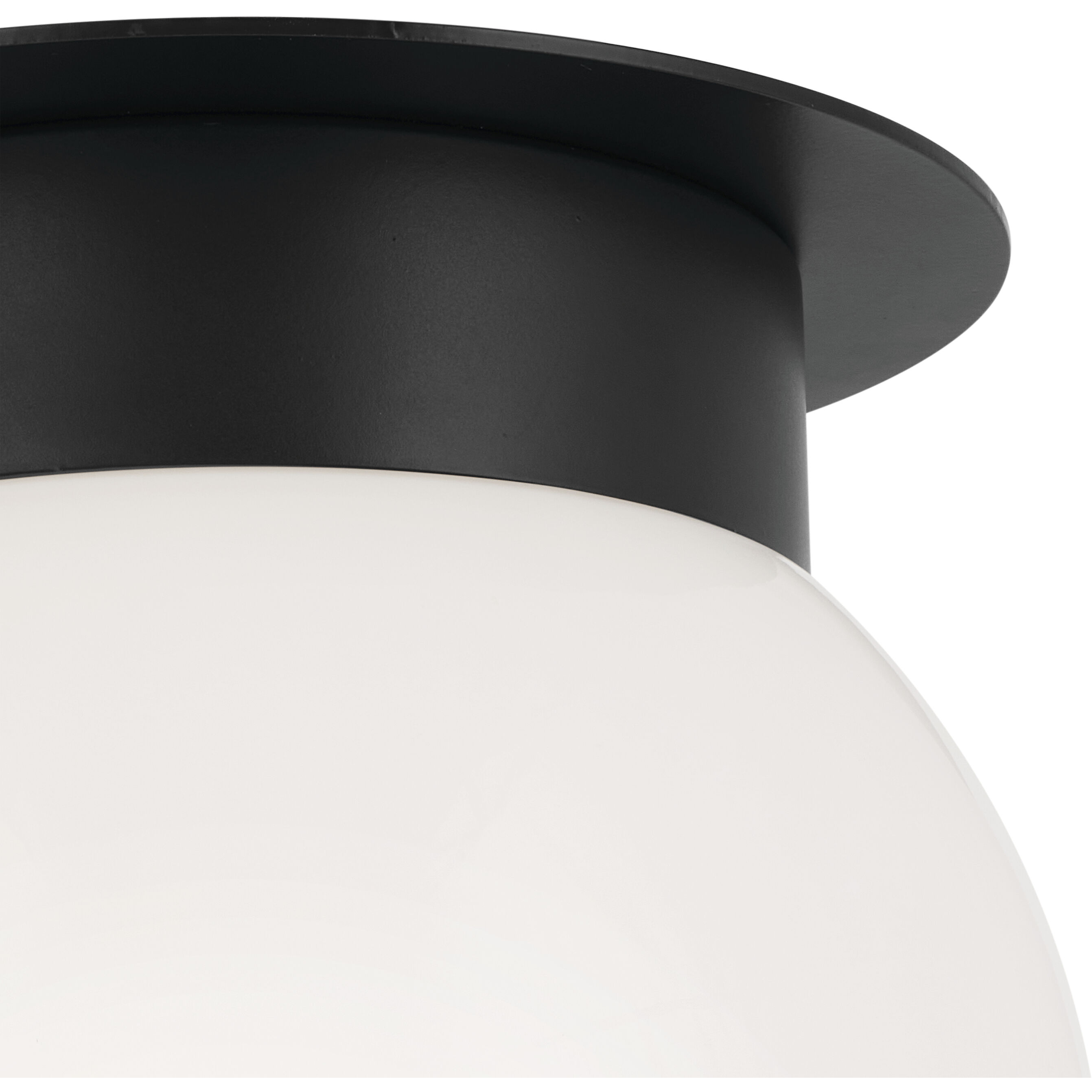 Albers LED 8 inch Black Flush Mount Ceiling Light