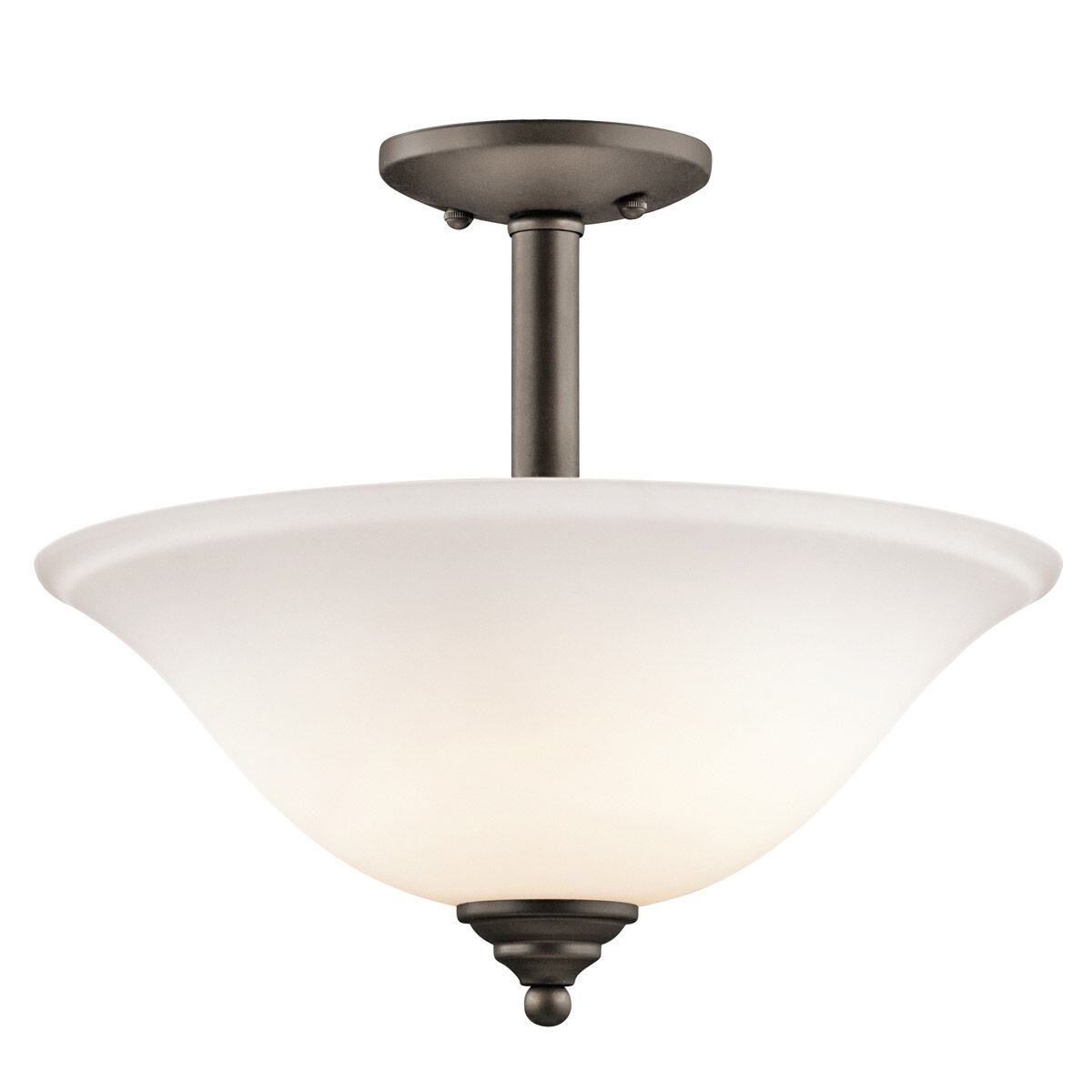 Kichler 3694OZW Armida 2 Light 15 inch Olde Bronze Inverted Pendant ...