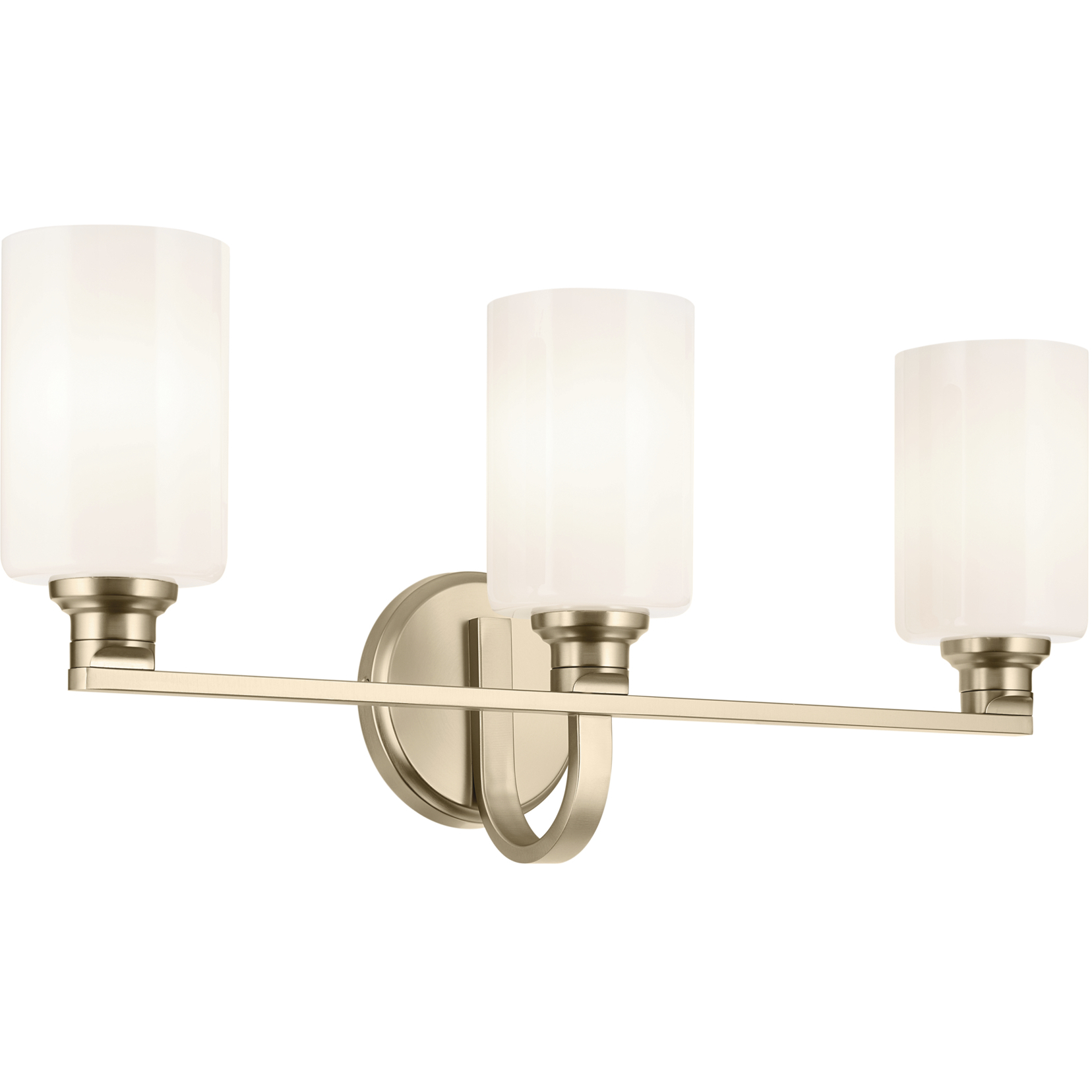 Kichler 55226CPZ Gioe 3 Light 24.25 inch Champagne Bronze Vanity Light ...