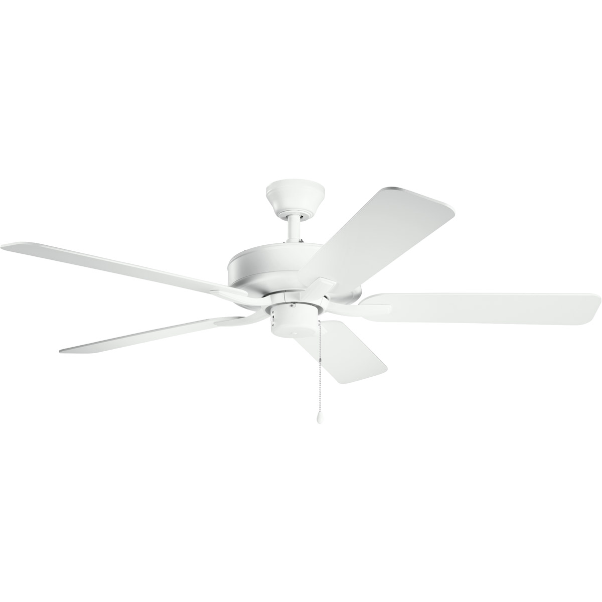Kichler 330018MWH Basics Pro 52 inch Matte White Ceiling Fan