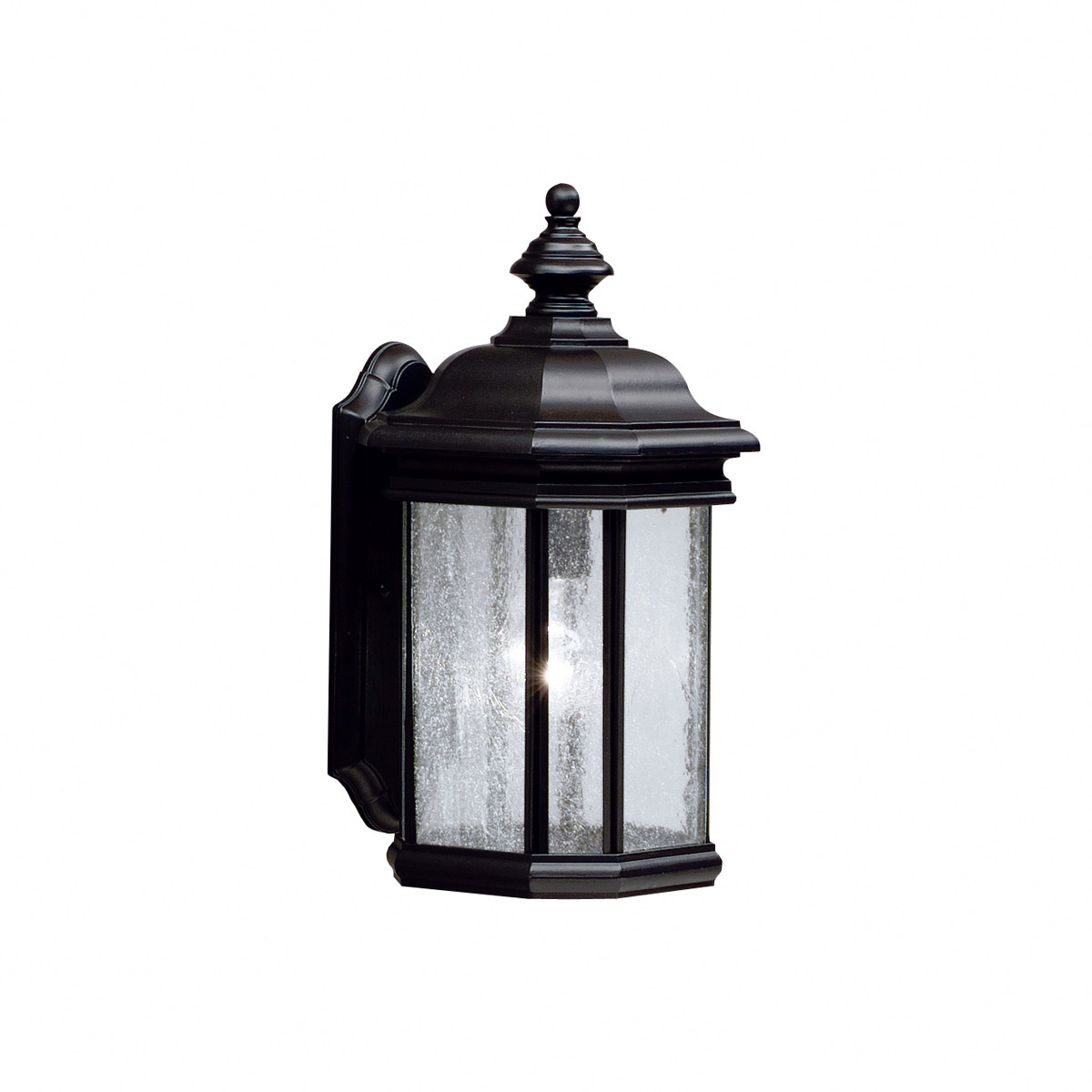 Kichler 9029BK Kirkwood 1 Light 17 inch Black Outdoor Wall, Medium