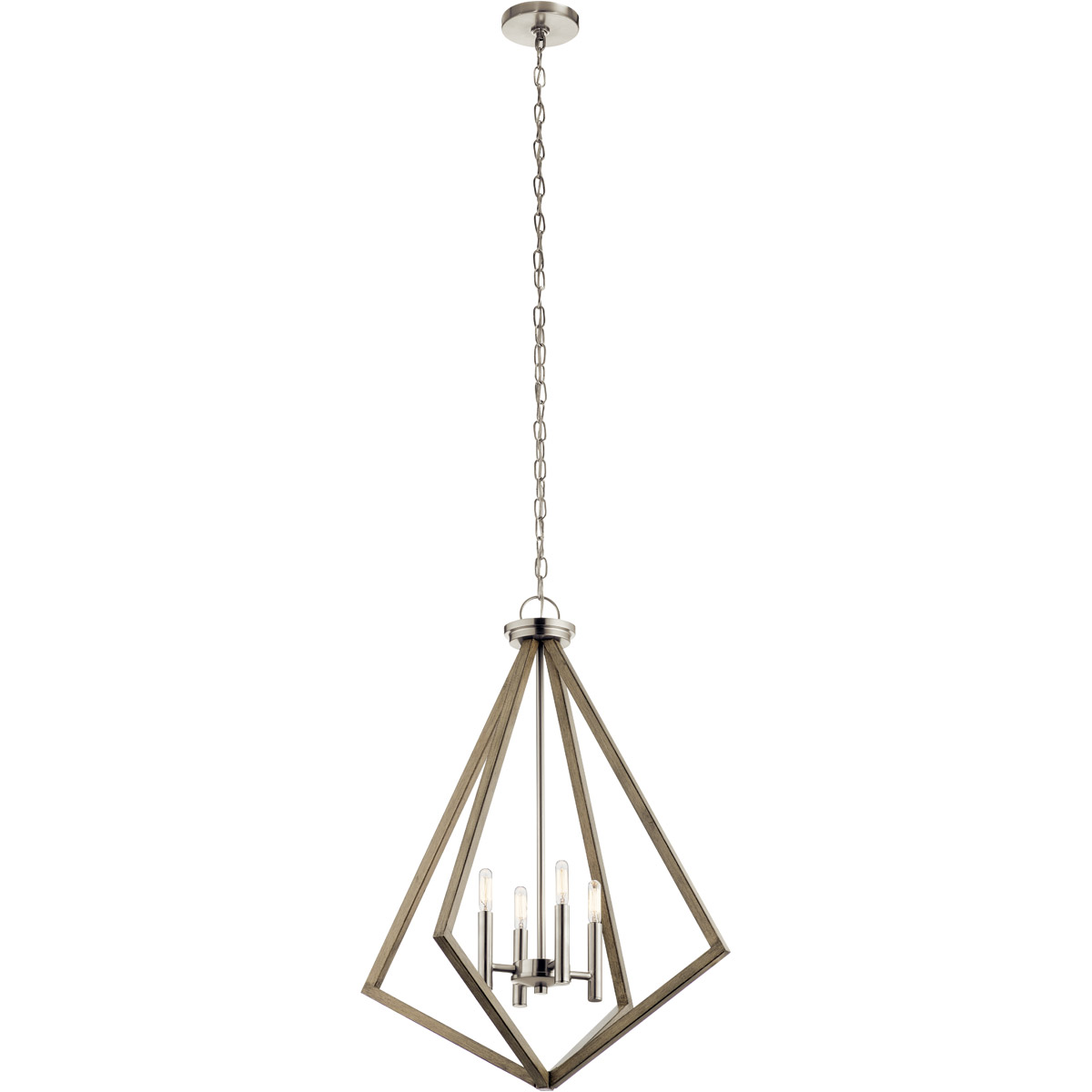 Kichler 43034DAG Deryn 4 Light 24 inch Distressed Antique Gray ...