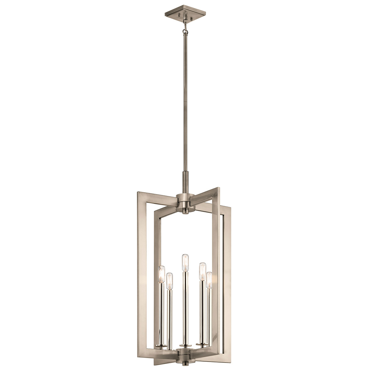Kichler 43902CLP Cullen 5 Light 18 inch Classic Pewter Foyer Pendant ...