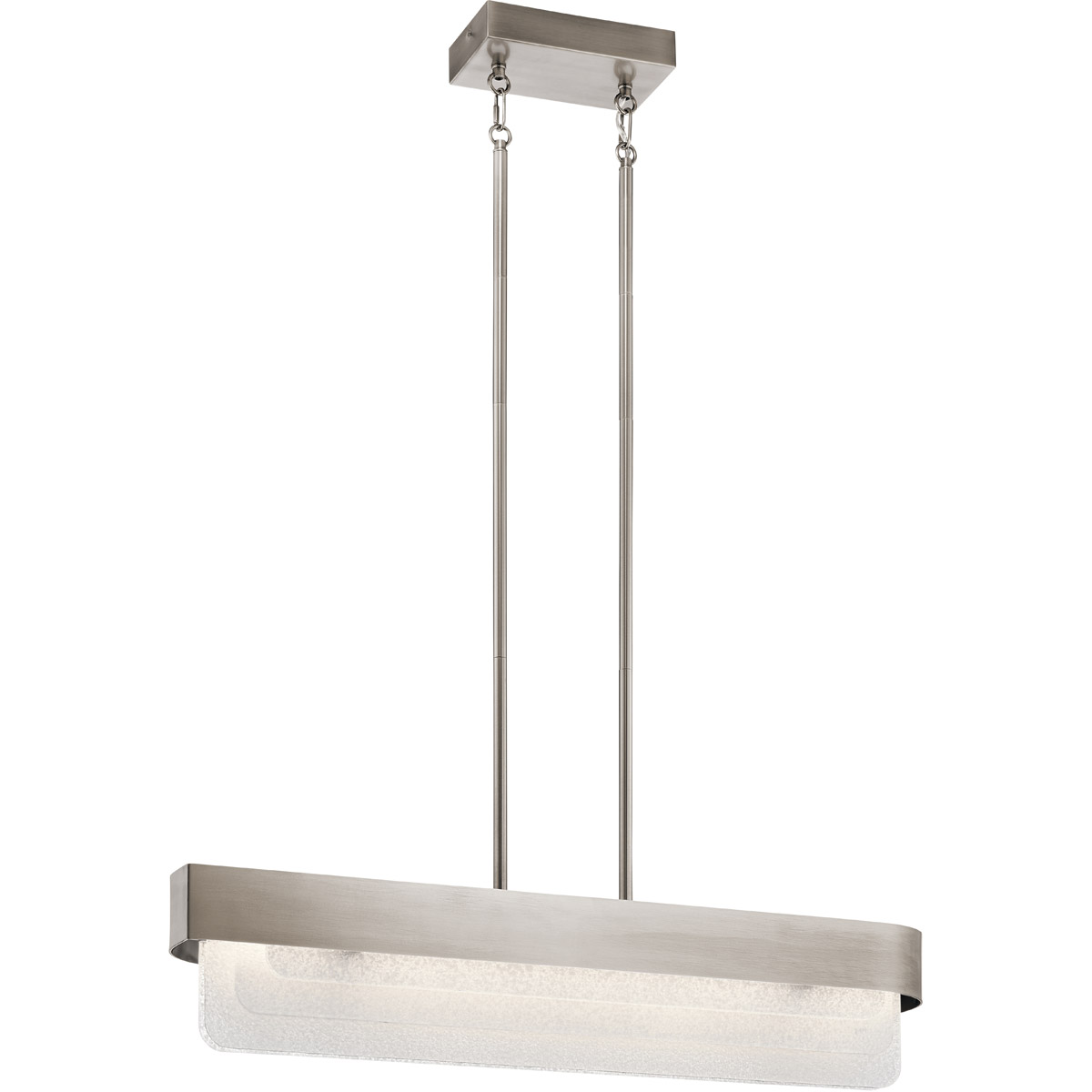 Kichler 44160CLPLED Serene LED 6 inch Classic Pewter Chandelier Linear ...