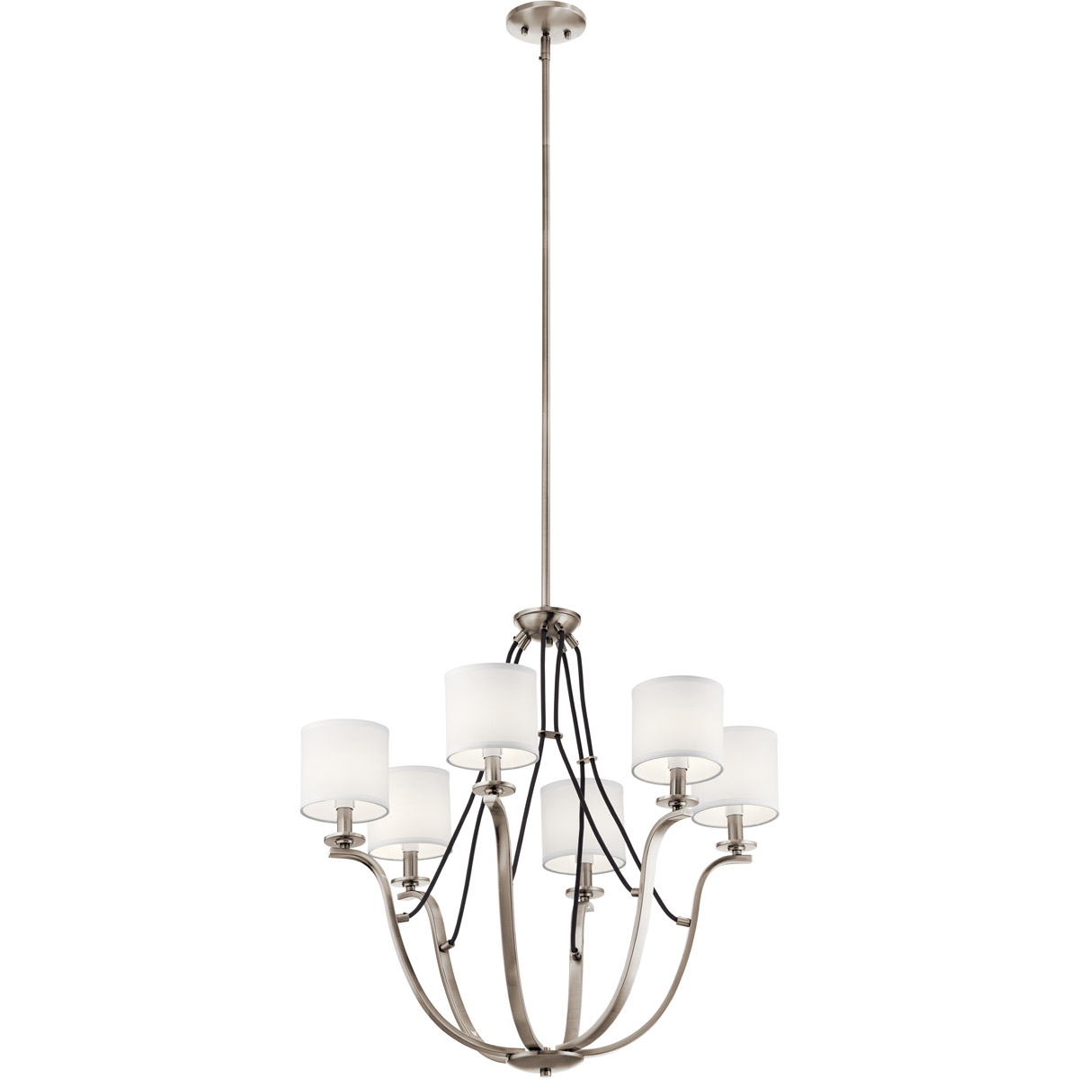 Kichler 43532CLP Thisbe 6 Light 28 inch Classic Pewter Chandelier 1 ...