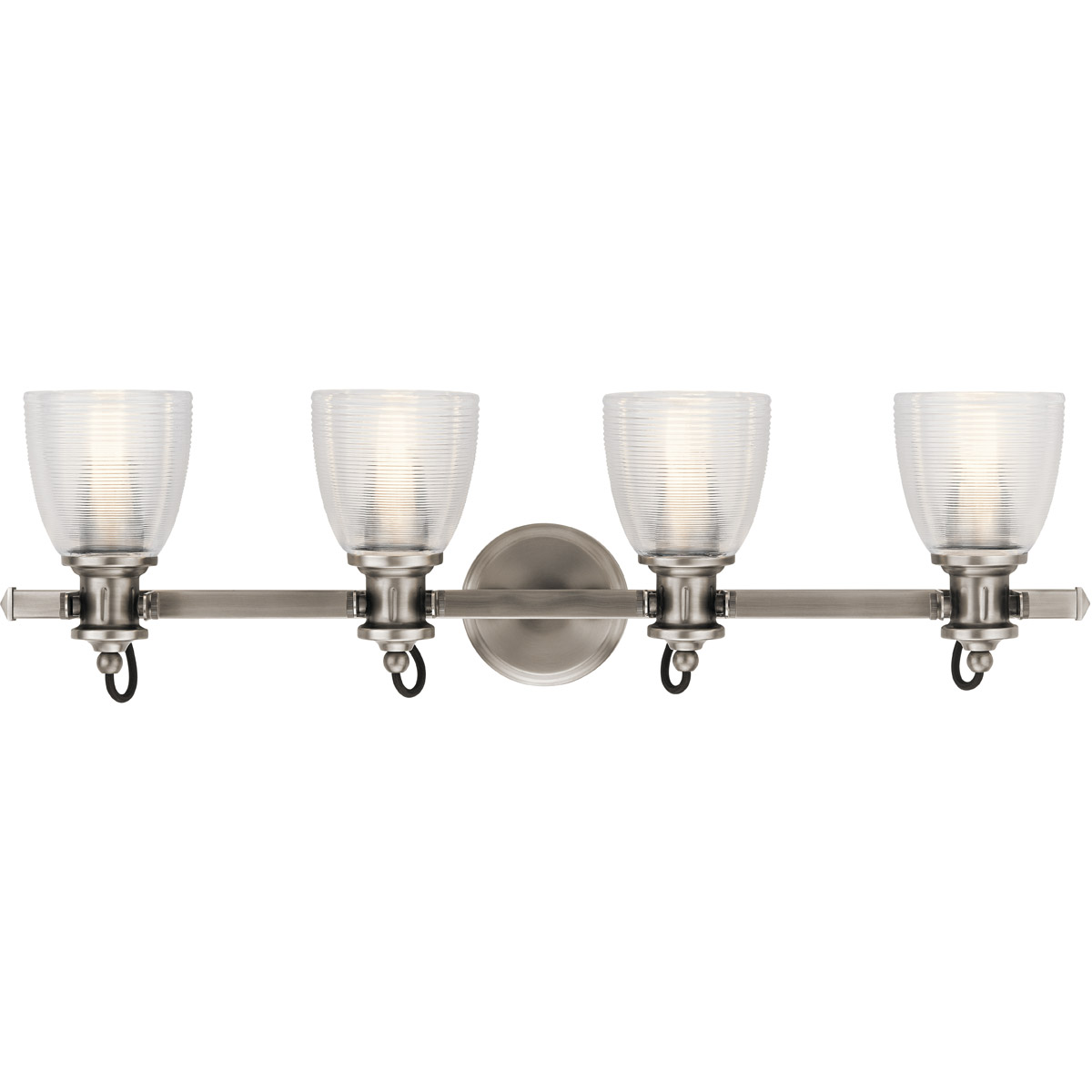Kichler 45874CLP Flagship 4 Light 33 inch Classic Pewter Wall Mt Bath 4 ...