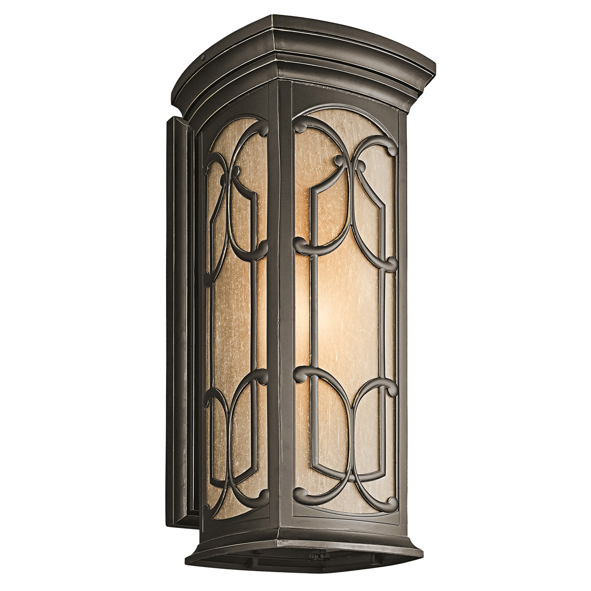 Kichler 49229OZ Franceasi 1 Light 25 inch Olde Bronze Outdoor Wall in ...